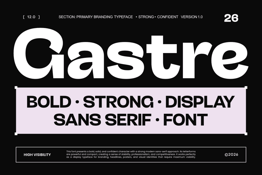 Gastr-Trial Font · 1001 Fonts
