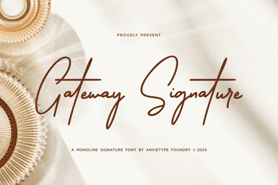Gateway Signature Font · 1001 Fonts