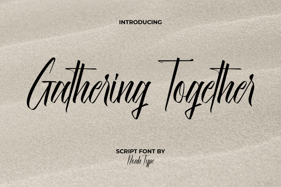 Gathering T Demo Font · 1001 Fonts