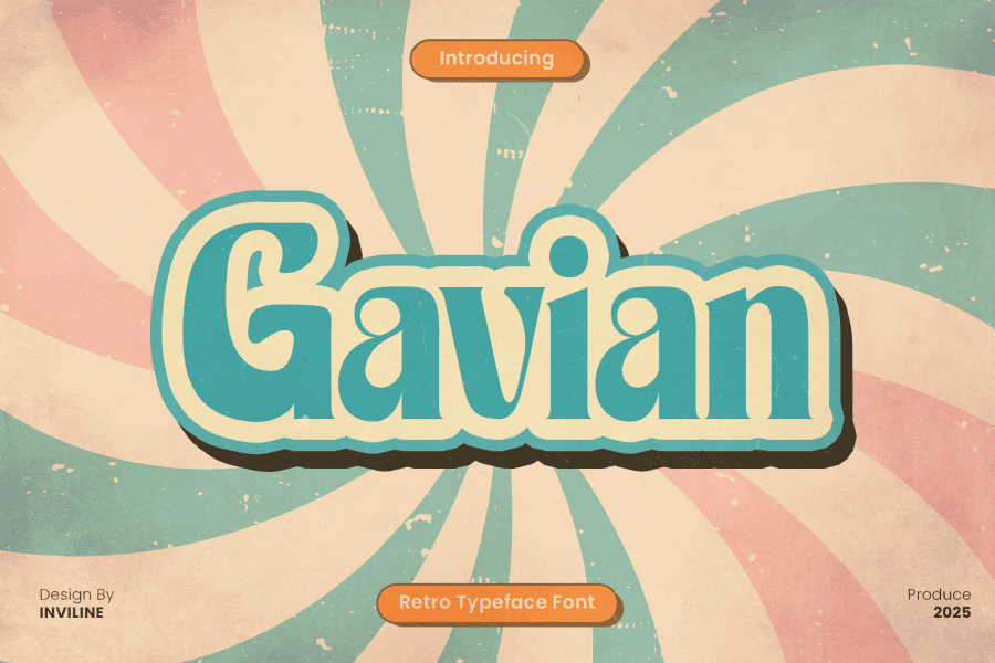 Gavian Font · 1001 Fonts