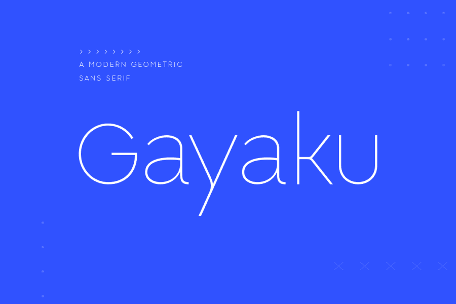 Gayaku Font · 1001 Fonts