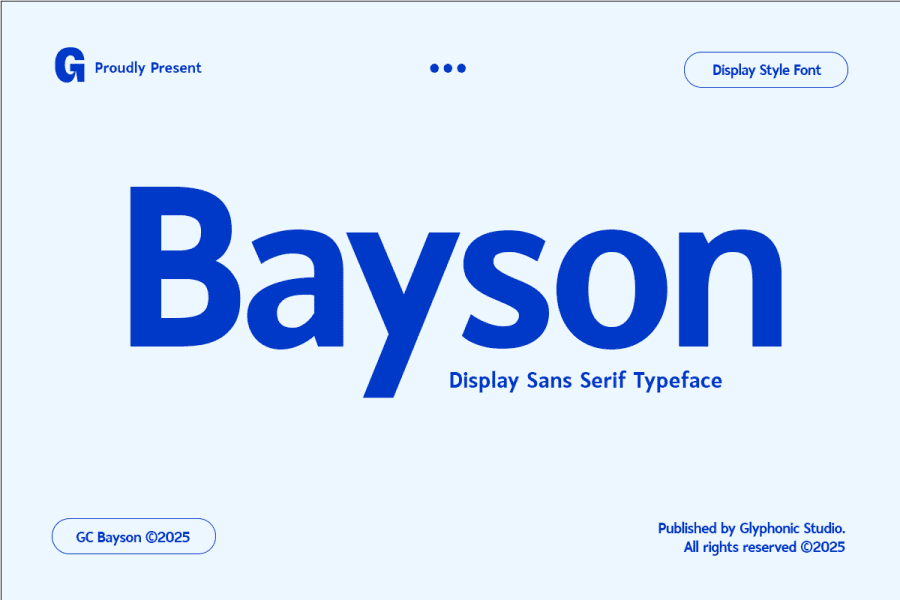 GC Bayson Demo Font · 1001 Fonts