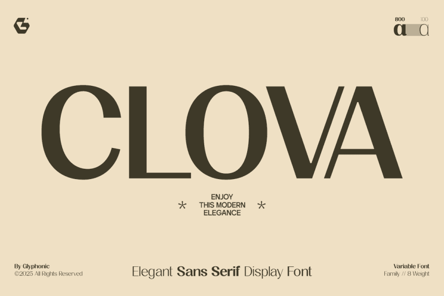 GC Clova Demo Font Family · 1001 Fonts