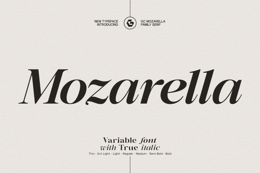 GC Mozarella Demo Font Family · 1001 Fonts