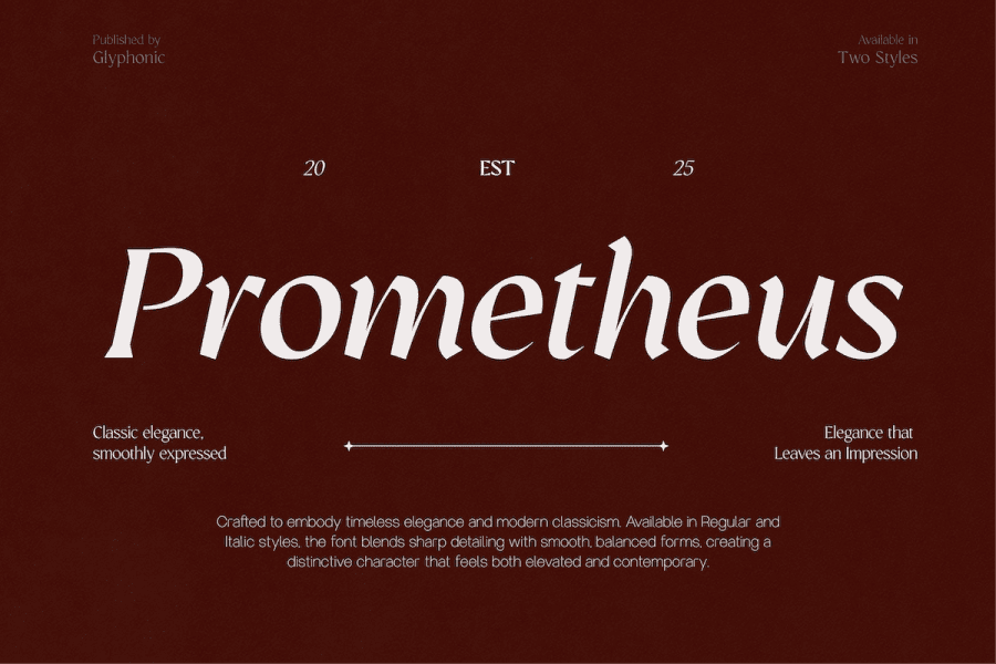 GC Prometheus Demo Font Family · 1001 Fonts