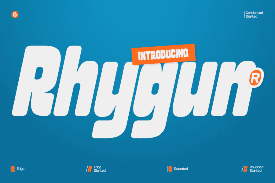 GC Rhygun Demo Font Family · 1001 Fonts