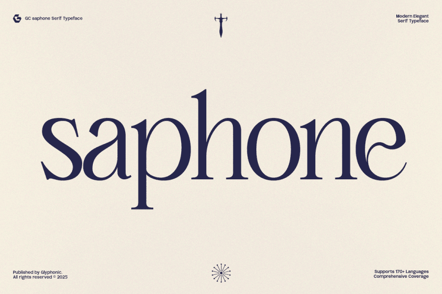 GC saphone DEMO Font · 1001 Fonts