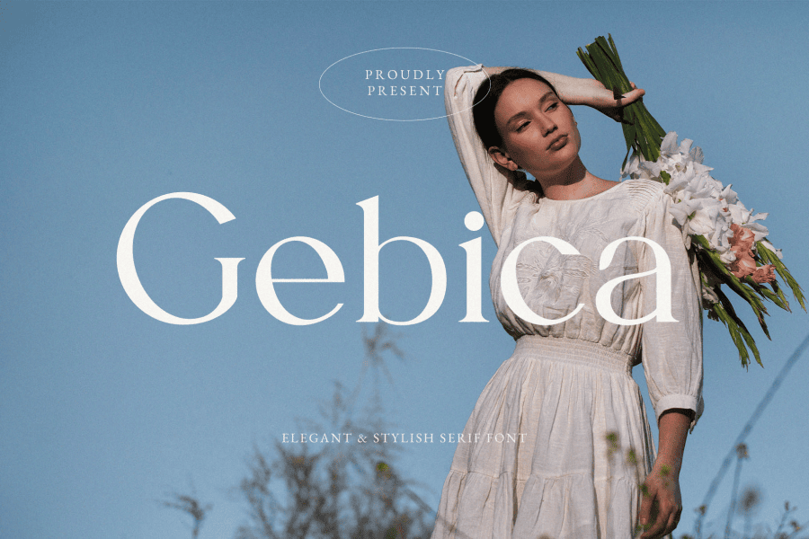Gebica Font · 1001 Fonts