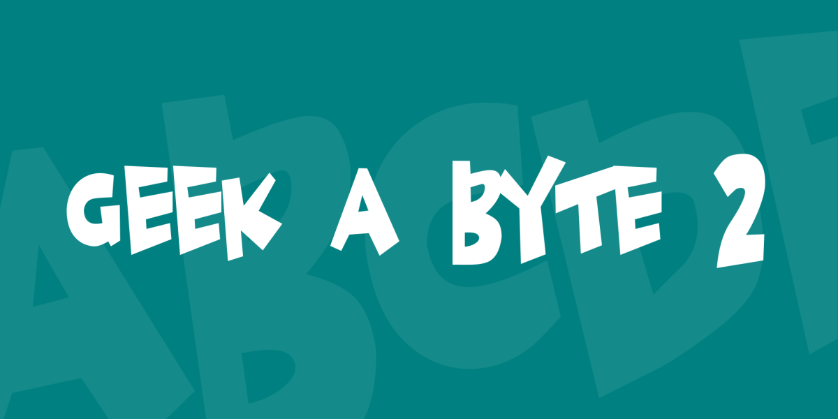 Geek a byte 2 Font · 1001 Fonts