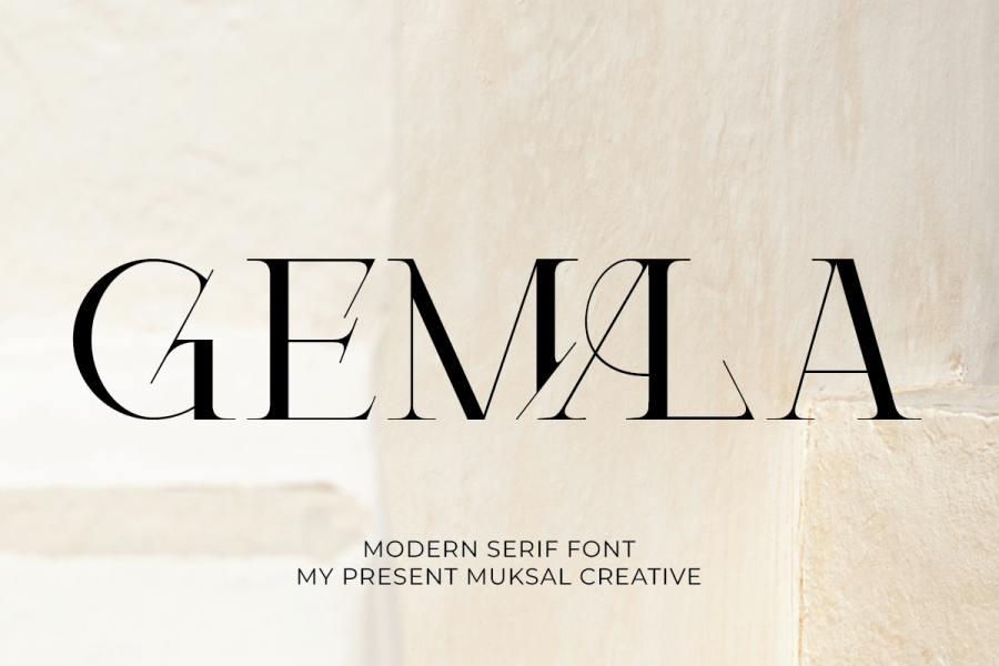 Gemala Font · 1001 Fonts