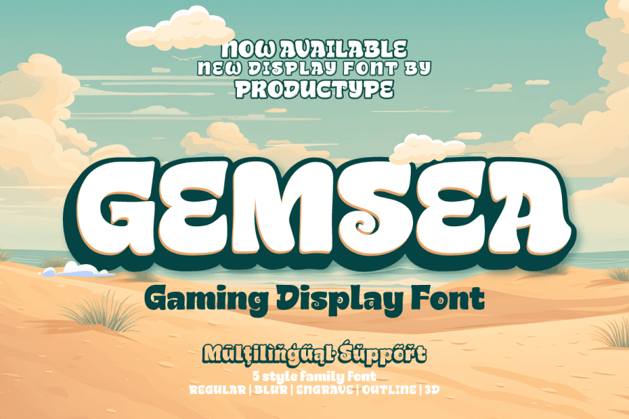 GEMSEAtrial Font · 1001 Fonts