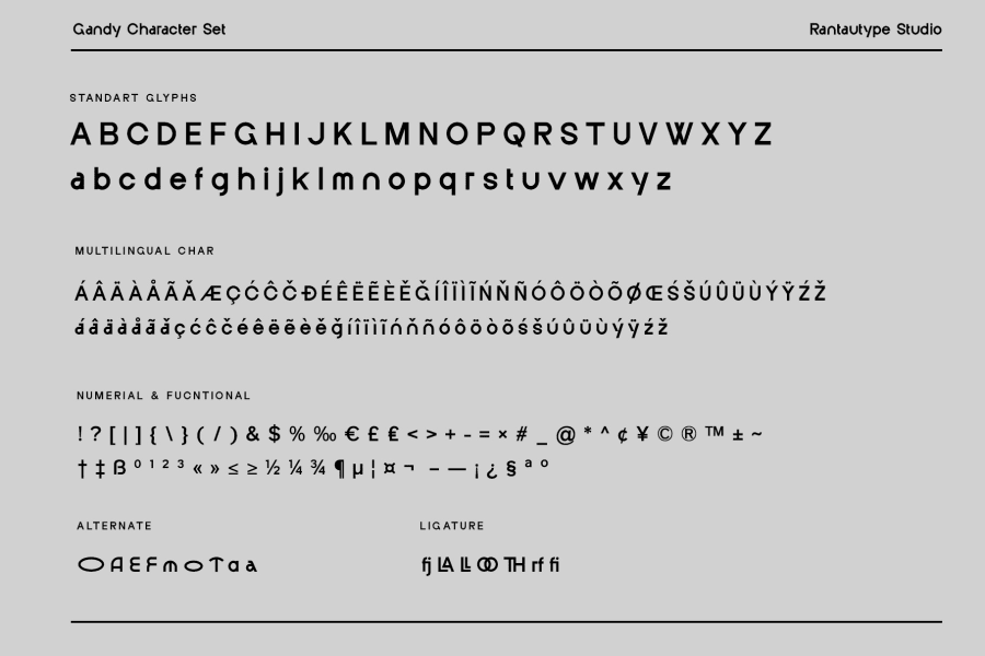 Gendy Font · 1001 Fonts