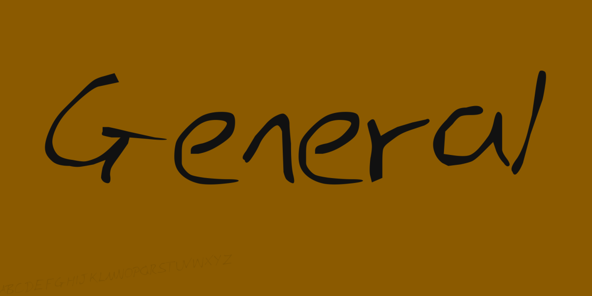 General Font · 1001 Fonts