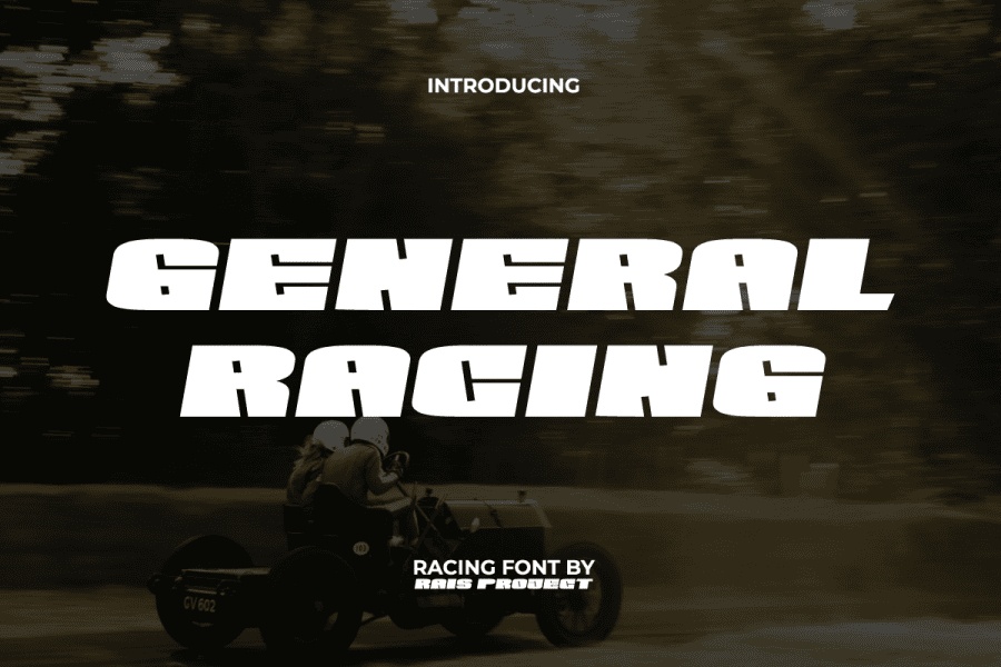 General Racing Demo Font · 1001 Fonts