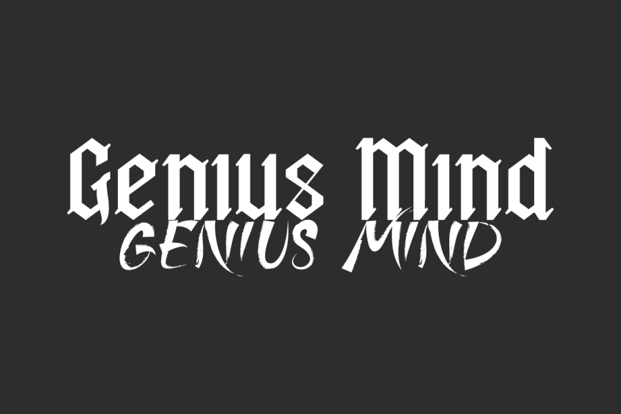 Genius Demo Font · 1001 Fonts