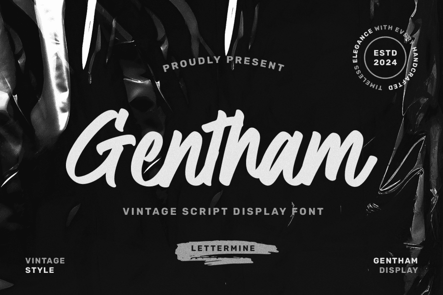 Gentham Demo Font · 1001 Fonts