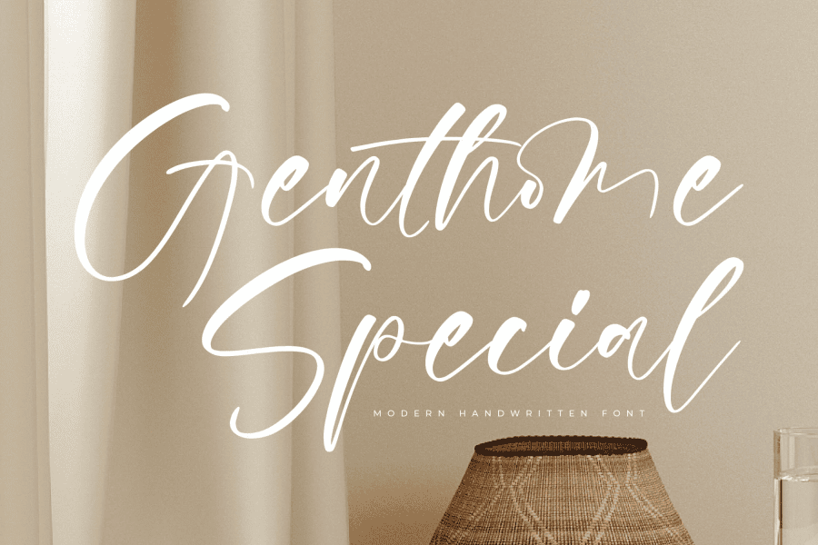 Genthome Special DEMO VERSION Font Family · 1001 Fonts