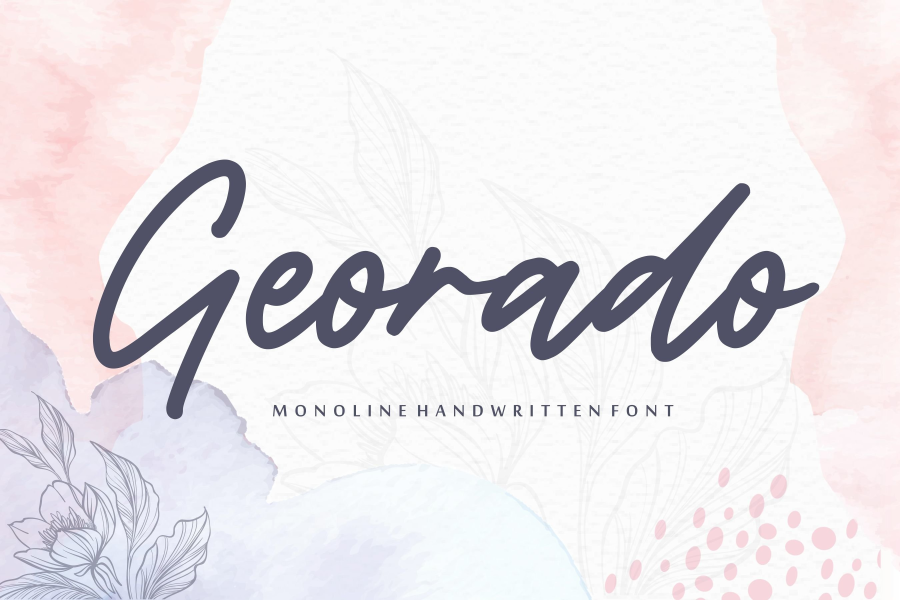 Georado Font · 1001 Fonts