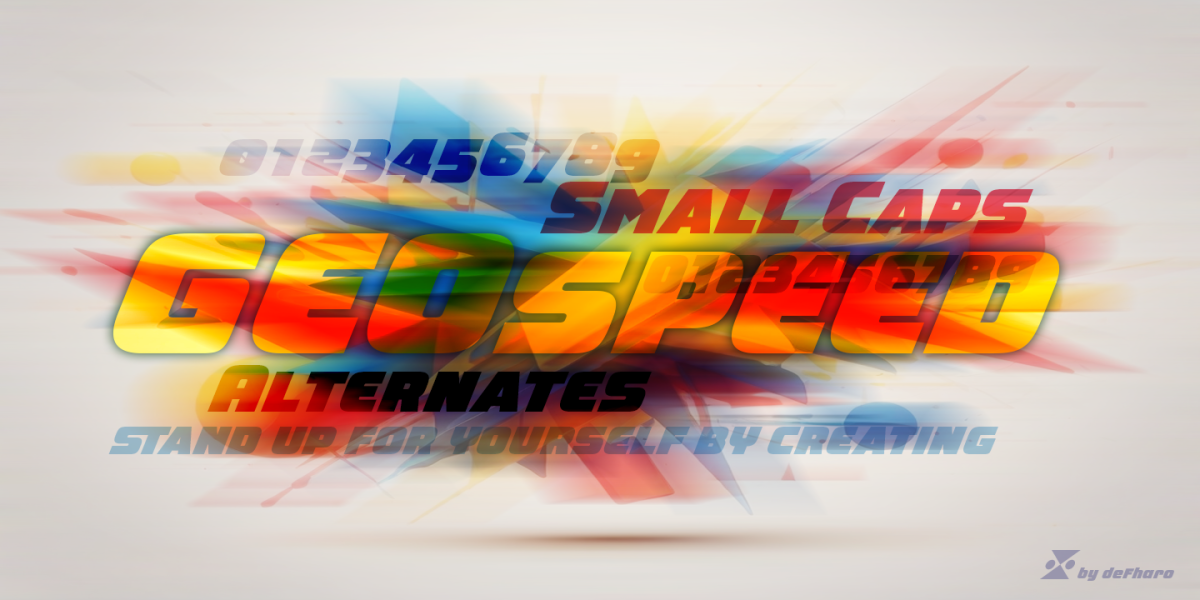 GEOspeed SC Font · 1001 Fonts