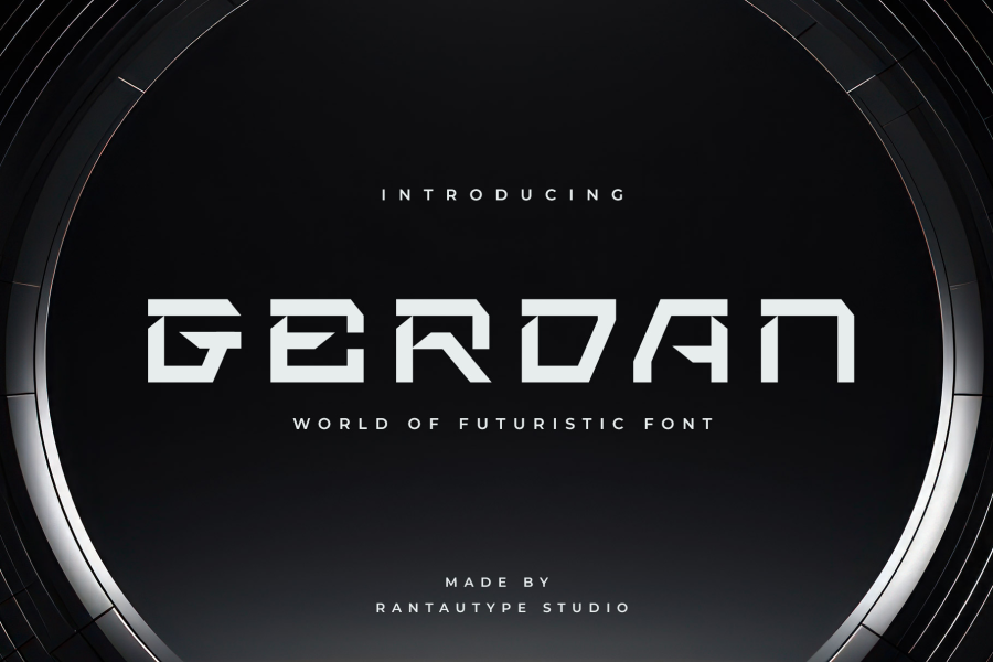 Gerdan Font · 1001 Fonts