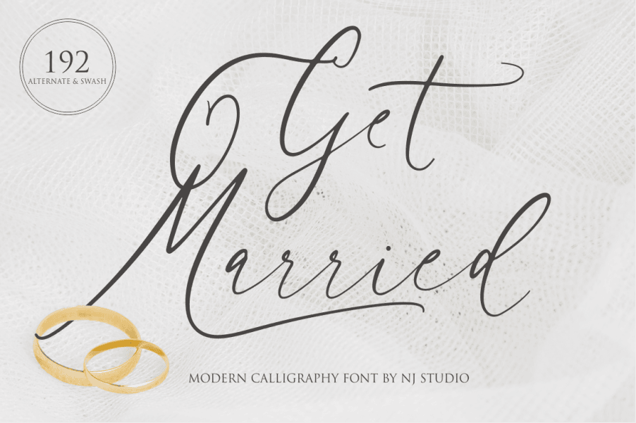 Get Married Font · 1001 Fonts