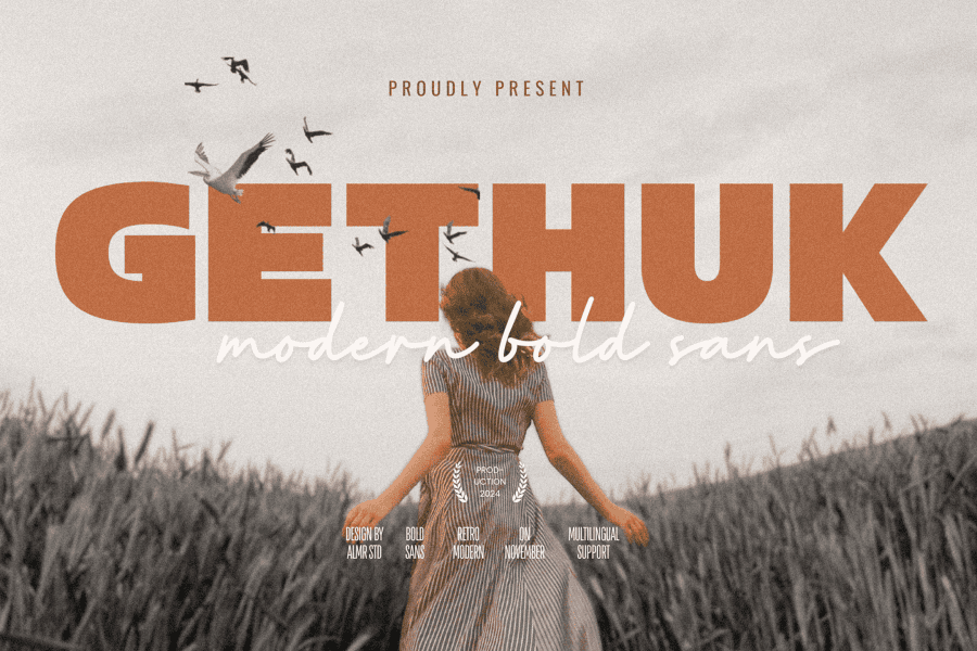 Gethuck Font · 1001 Fonts
