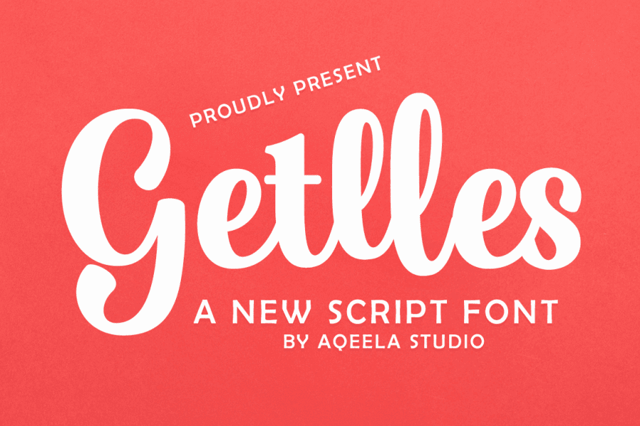 Getlles Font · 1001 Fonts