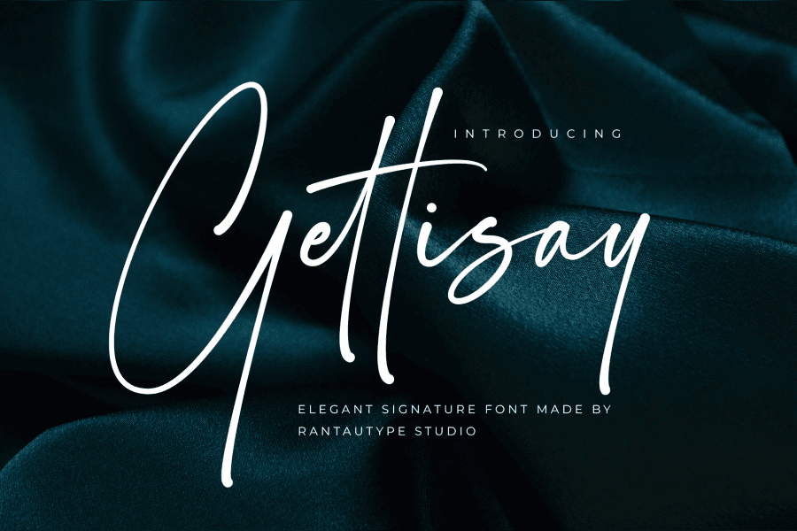 Gettisay Font · 1001 Fonts
