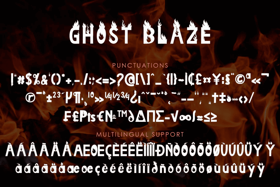 Ghost Blaze Font · 1001 Fonts