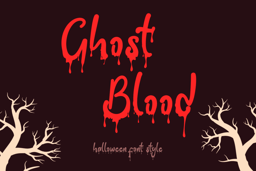 Ghost Blood Font · 1001 Fonts