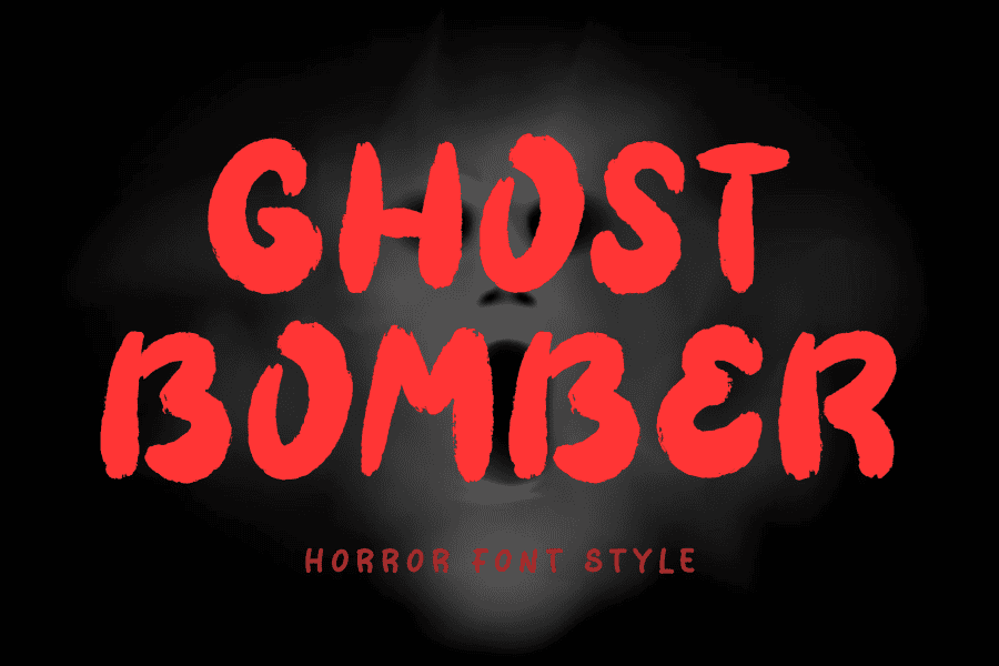 Ghost Bomber Font · 1001 Fonts