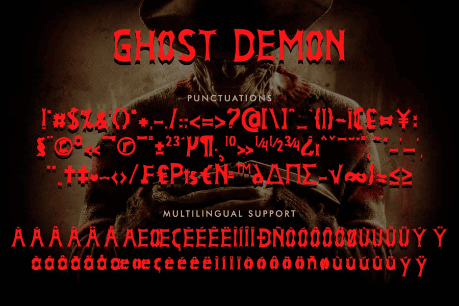 Ghost Demon Font · 1001 Fonts