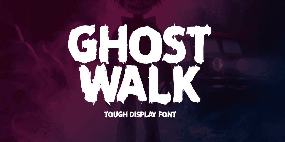Ghost Walk Font · 1001 Fonts