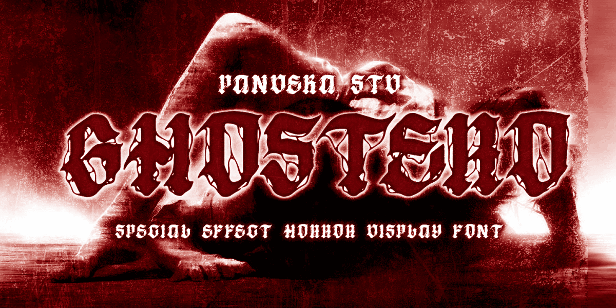 Ghostero DEMO Font · 1001 Fonts