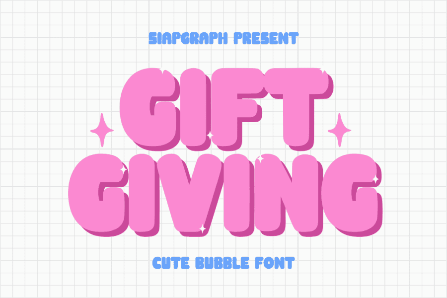 Gift Giving Font · 1001 Fonts