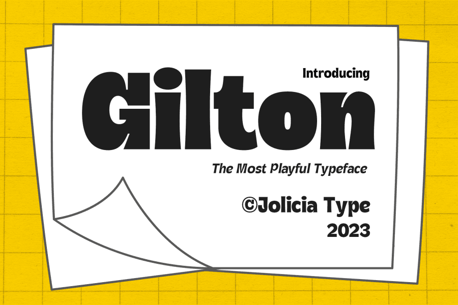 Gilton Font · 1001 Fonts