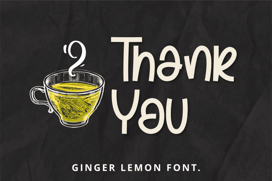 Ginger Lemon Font · 1001 Fonts