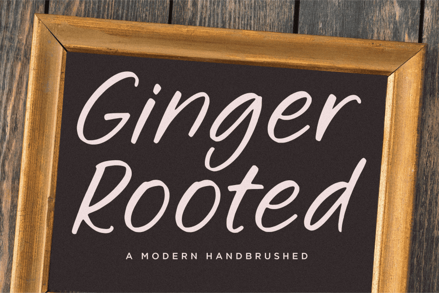 Ginger Rooted Font · 1001 Fonts