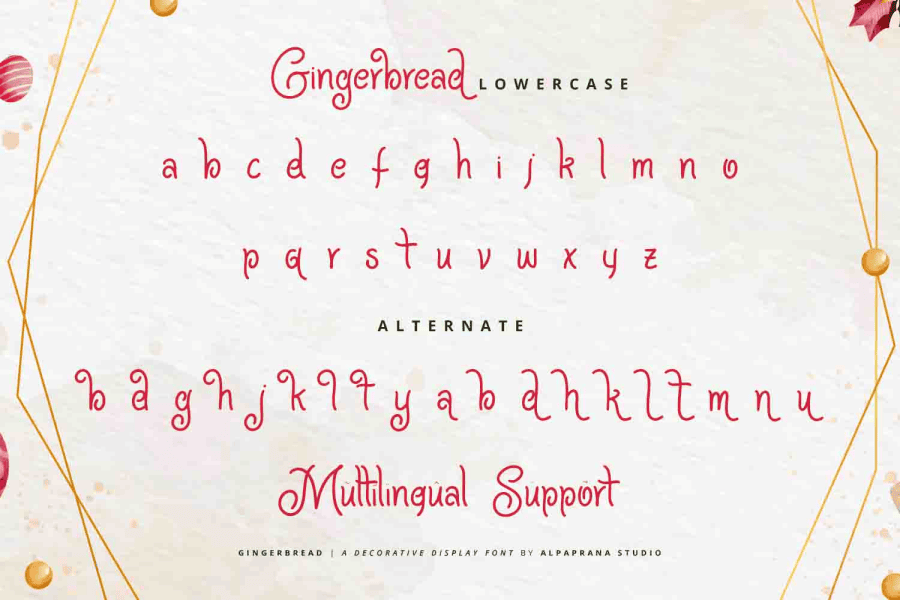 Gingerbread Font · 1001 Fonts