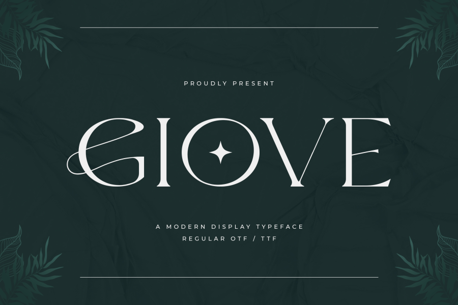 Giove Font · 1001 Fonts