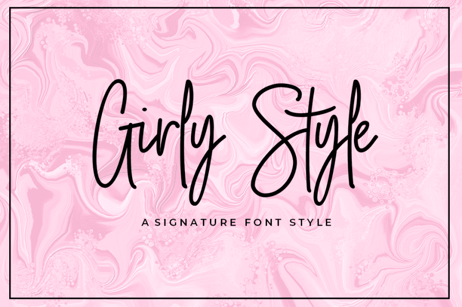 Girly Style Font · 1001 Fonts
