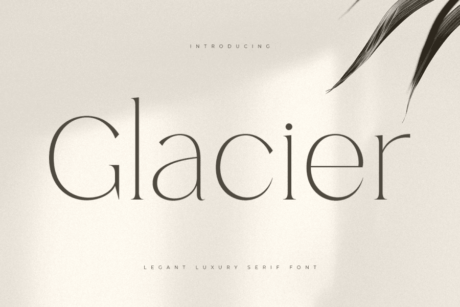 Glacier Font · 1001 Fonts