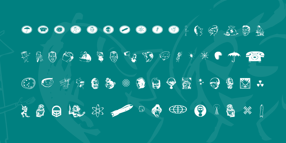 Glamocon Font · 1001 Fonts