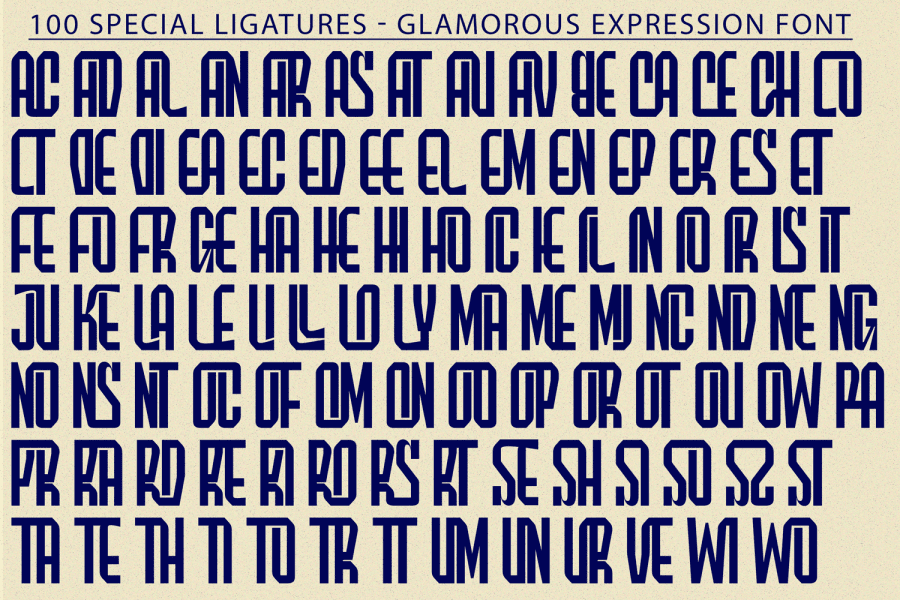 GLAMOROUS EXPRESSION DEMO Font · 1001 Fonts