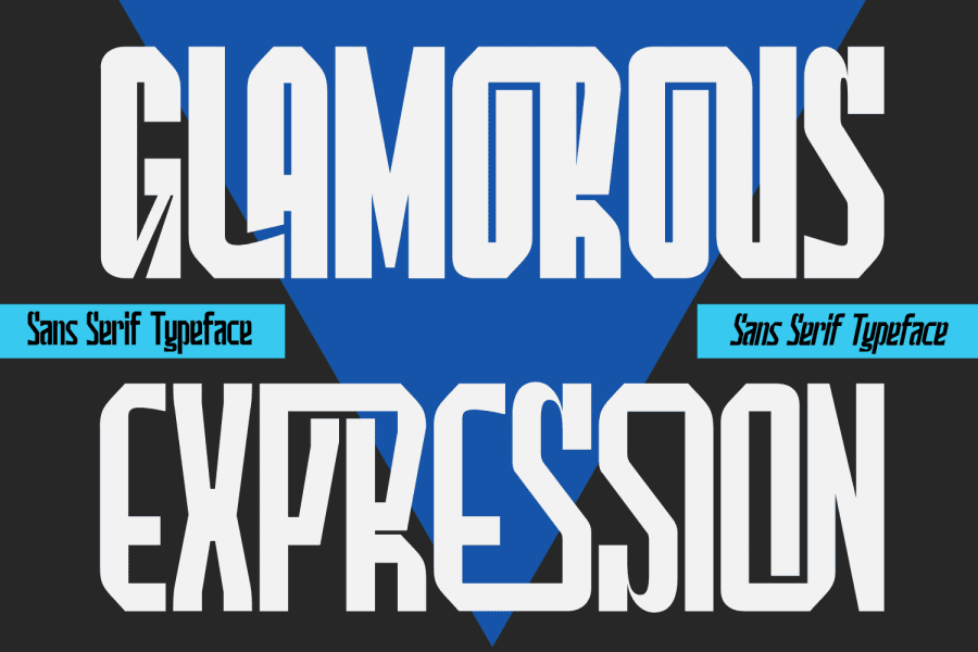 GLAMOROUS EXPRESSION DEMO Font · 1001 Fonts