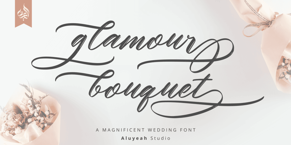 Glamour Bouquet Font · 1001 Fonts