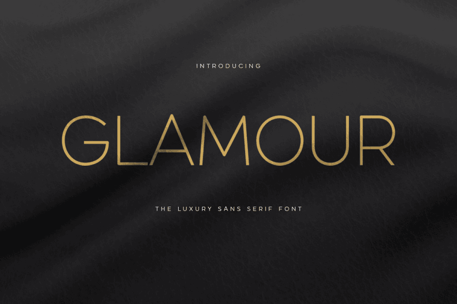 Glamour Font · 1001 Fonts