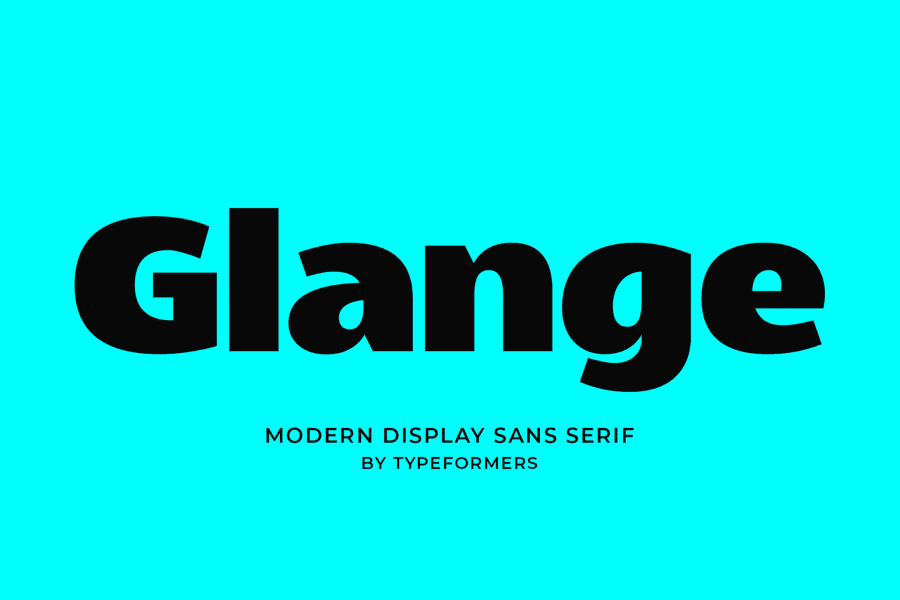 Glange Font · 1001 Fonts