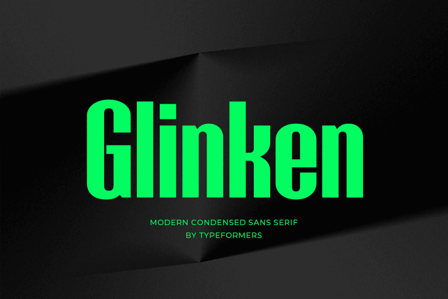 Glinken Font · 1001 Fonts