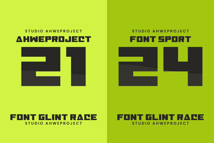 Glint Race Free Font · 1001 Fonts